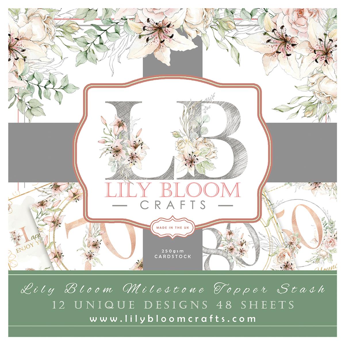 Floral Bloom Milestone Topper Stash collection | HobbyMaker
