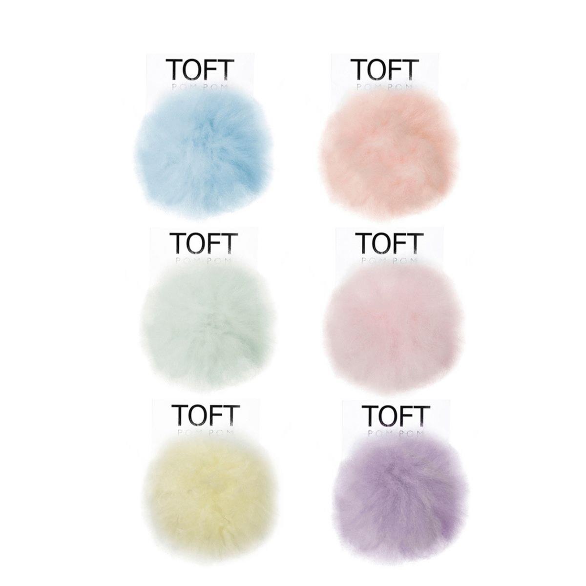 TOFT's Alpaca Pom Pom Bundle: Pastels | SewingStreet