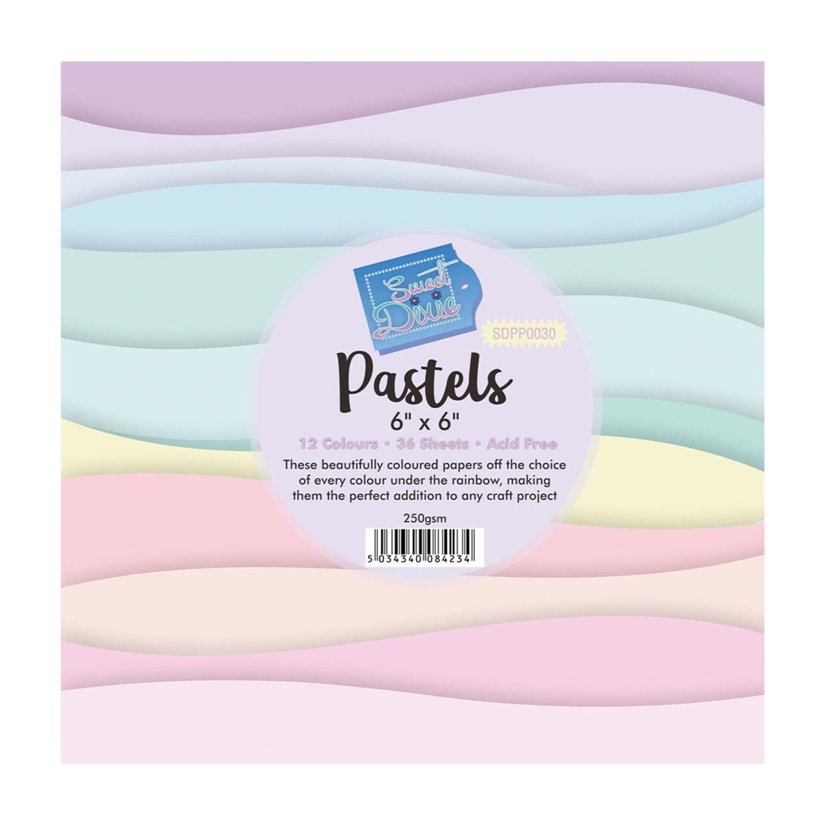Sweet Dixie Pastel Paper Pad 6x6 - 36 Sheets | HobbyMaker