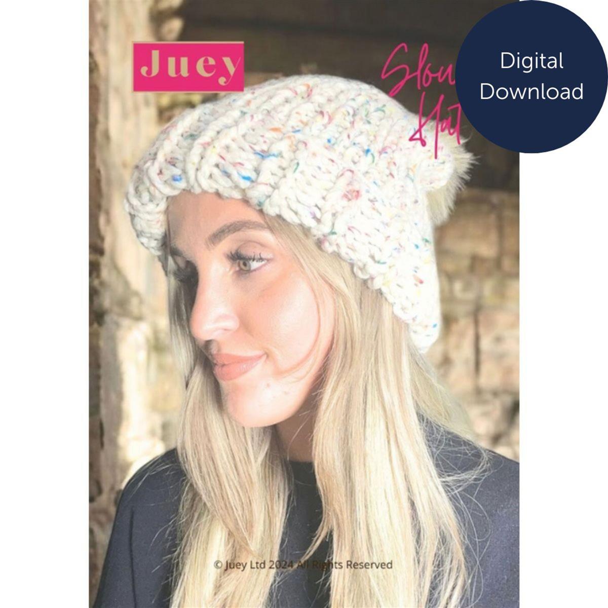 Juey Jumbo Slouch Hat Pattern (Knit) - Digital Download | SewingStreet