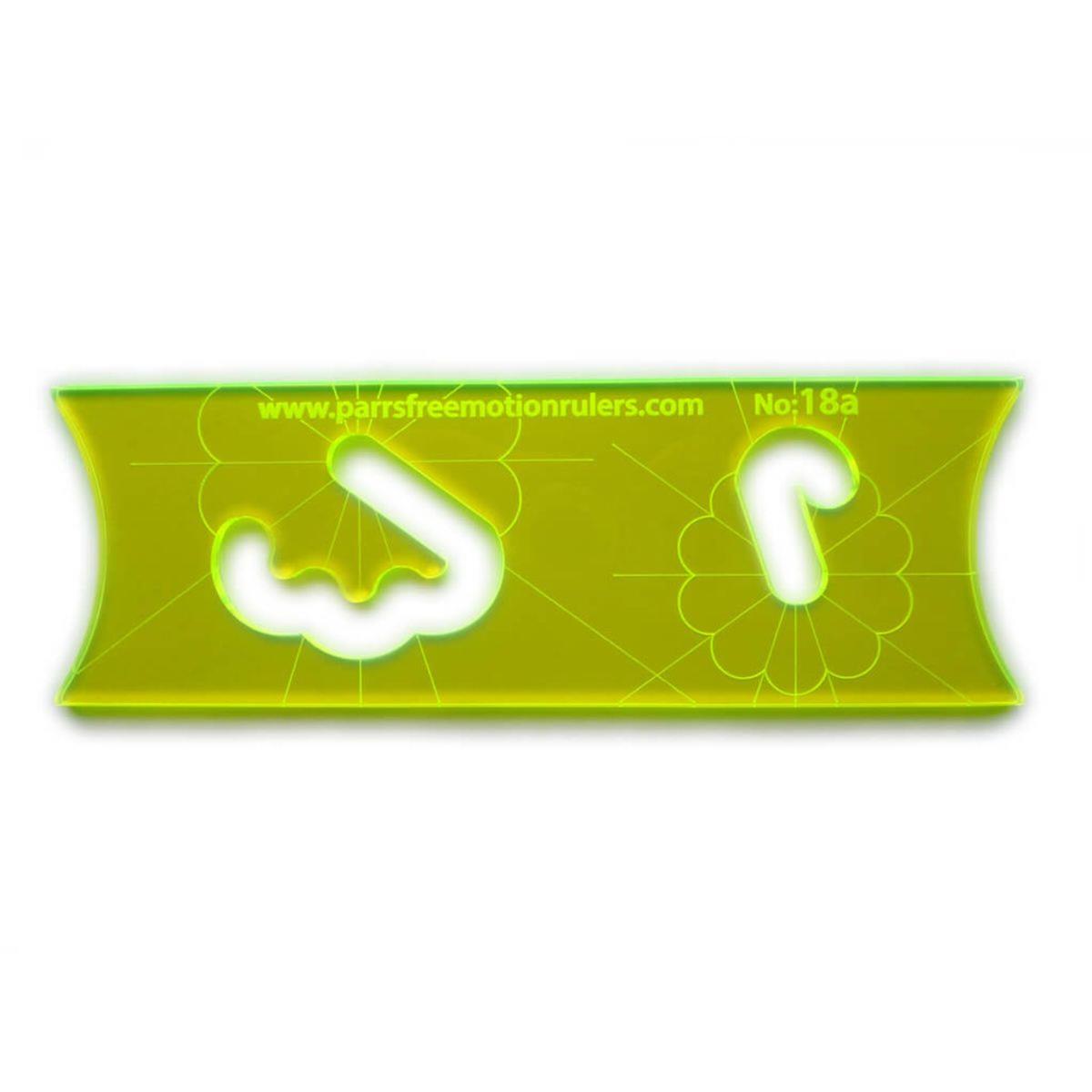 Parrs Free Motion Ruler 18b 2 Sizes of Dresden Plate | SewingStreet