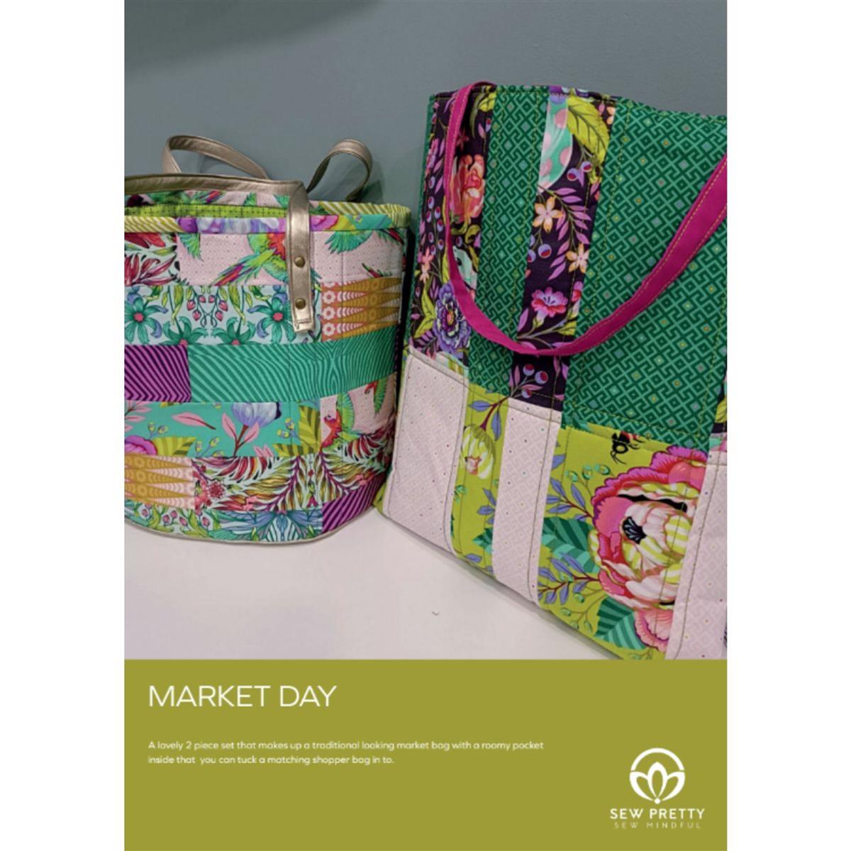 Sew Pretty Sew Mindful Market Bag Instructions | SewingStreet