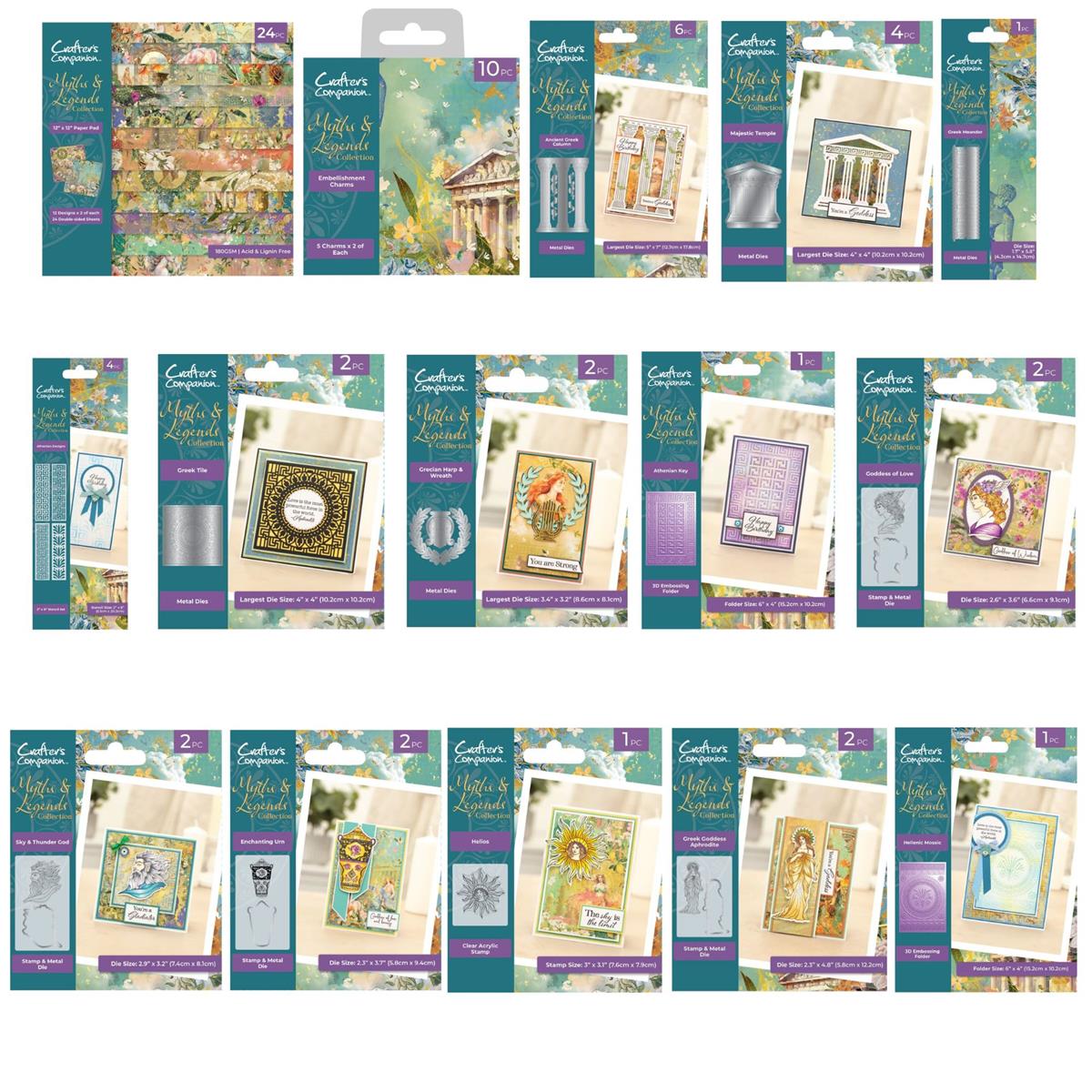 Crafter's Companion - Myths & Legends - Mega Collection | HobbyMaker