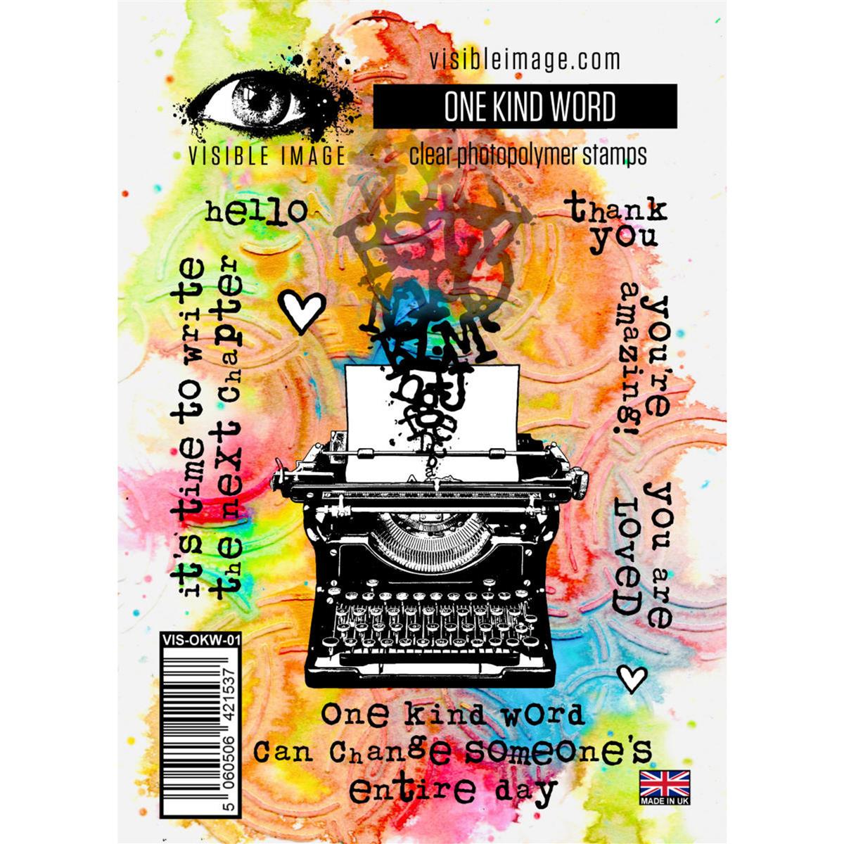 Visible Image One Kind Word Stamp Set | HobbyMaker