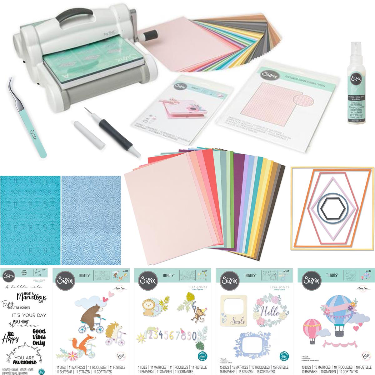 Sizzix Big Shot Plus Starter Kit Mega Bundle - Should be £394.87 ...