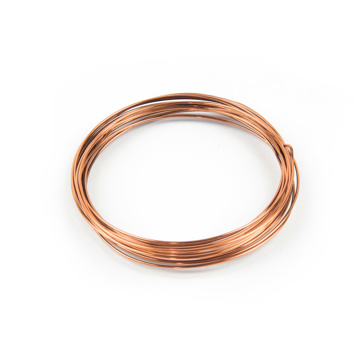 Copper Round Wire - 0.8mm (6m) | JewelleryMaker