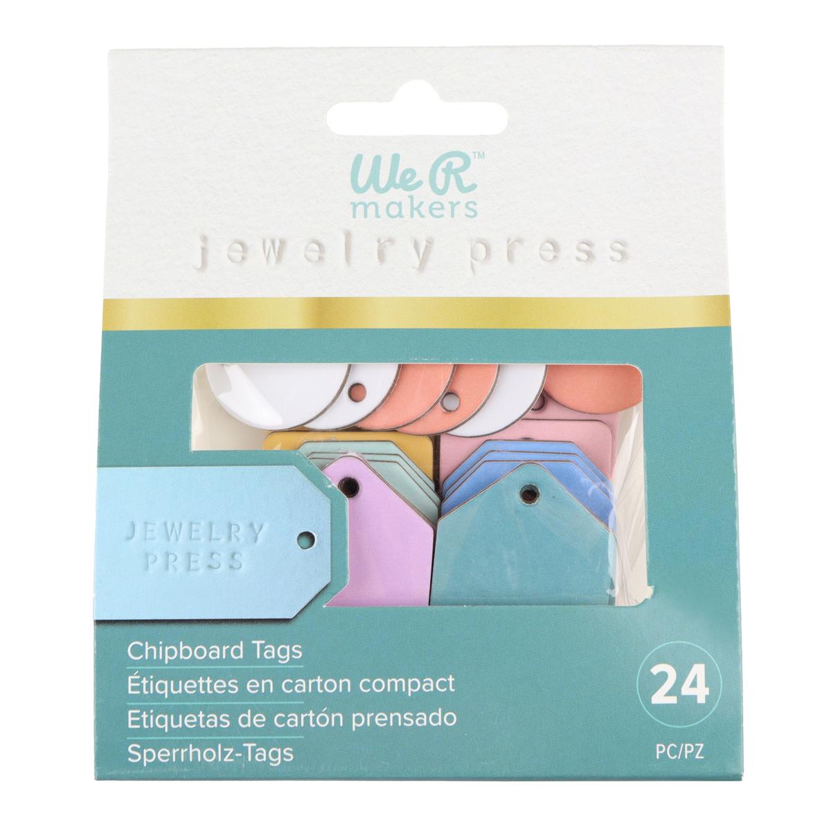 We R Makers Chipboard Tags 24pk | HobbyMaker