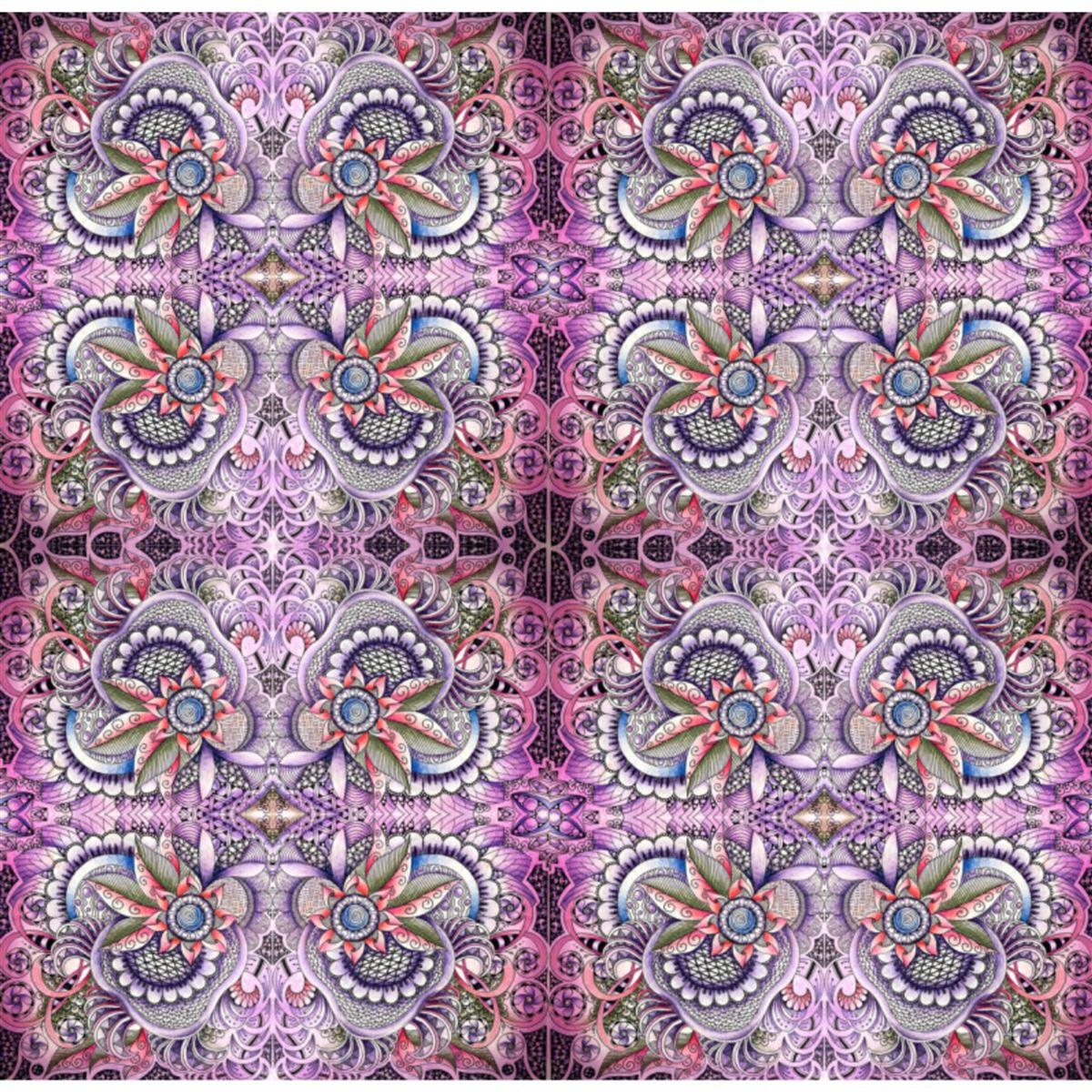 Sanntangle 100% Cotton Tangled Fantasy Fabric 0.5m DO NOT USE ...