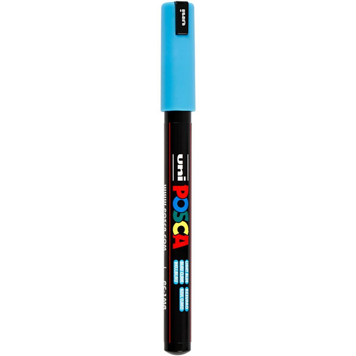 Posca Marker, light blue, no. PC-1MR, line 0,7 mm, 1 pc | HobbyMaker