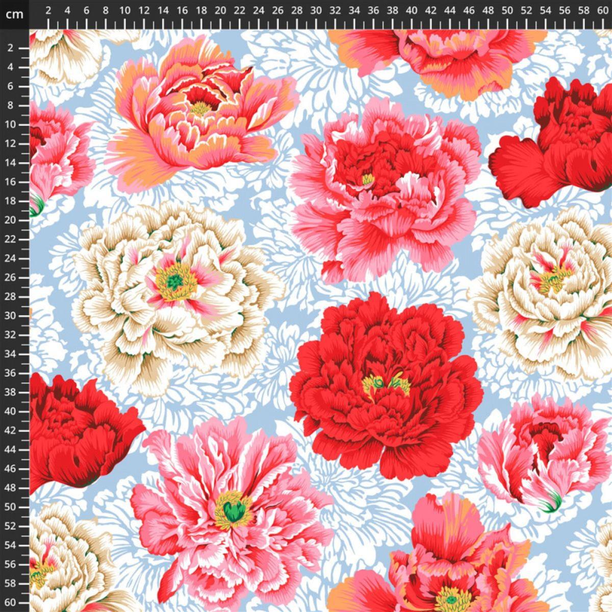 Kaffe Fassett Collective Brocade Peony Natural Extra Wide Backing ...