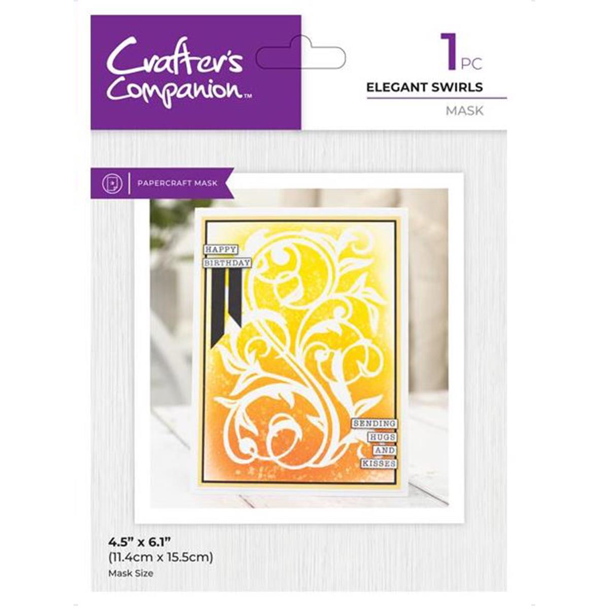 Crafter's Companion Mask - Elegant Swirls | HobbyMaker