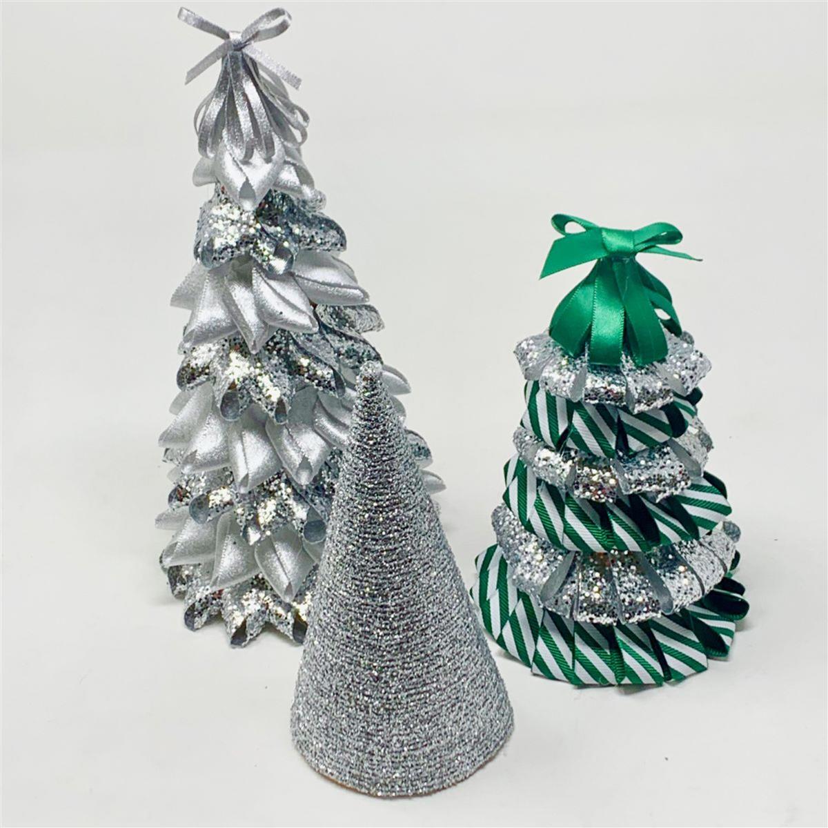 Ribbonly Green Christmas Tree Set x 3 | SewingStreet