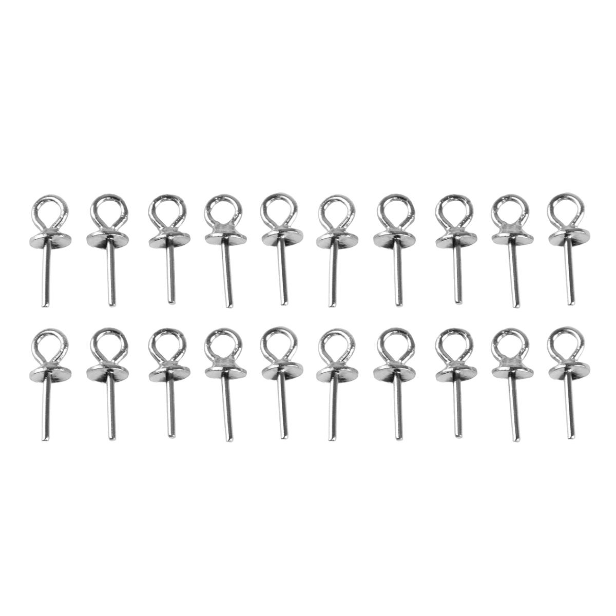 925 Sterling Silver Peg Bundle, Approx 3x5.5mm (20pcs) | JewelleryMaker