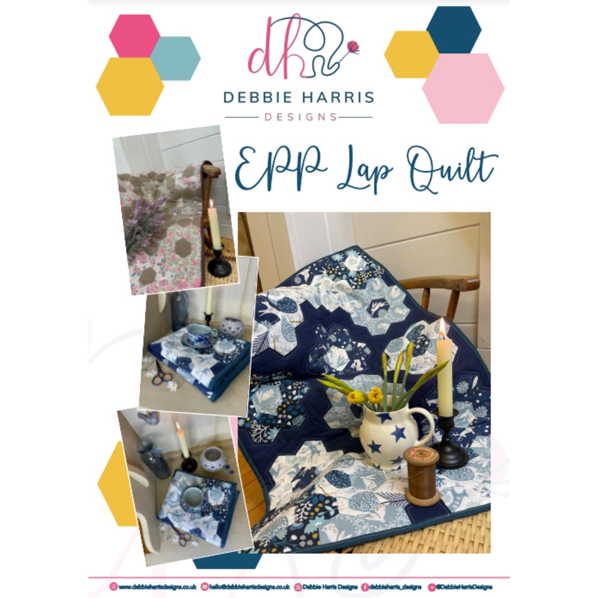 Debbie Harris Designs EPP Pet Blanket Instructions | SewingStreet