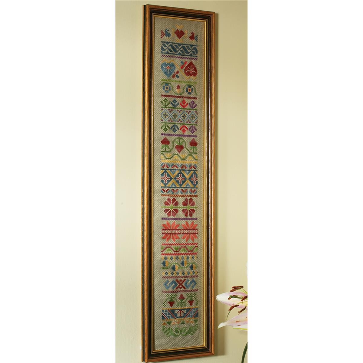 Cross Stitch Guild Beautiful Borders Band on Linen | SewingStreet