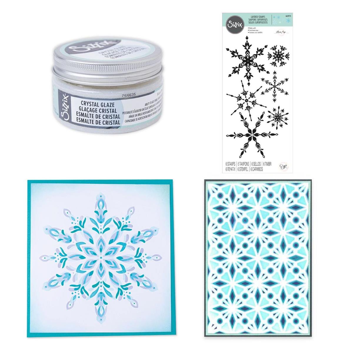 Sizzix - Sparkling Snowflakes Bundle | HobbyMaker