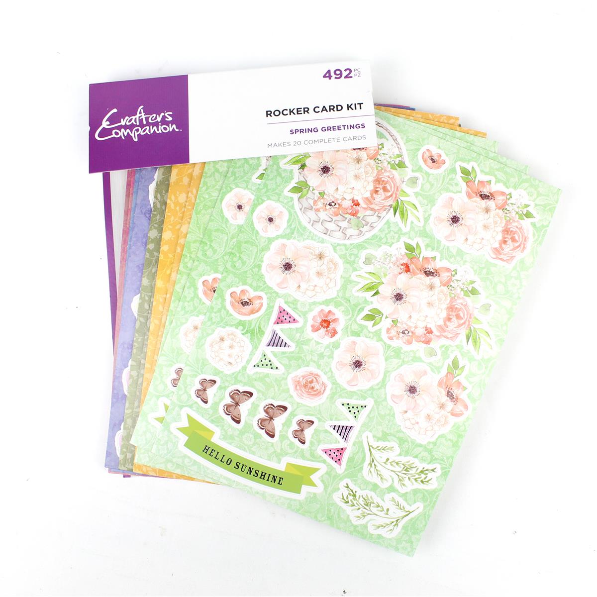 Crafters Companion Rocker Card Kit - Spring Greetings | HobbyMaker
