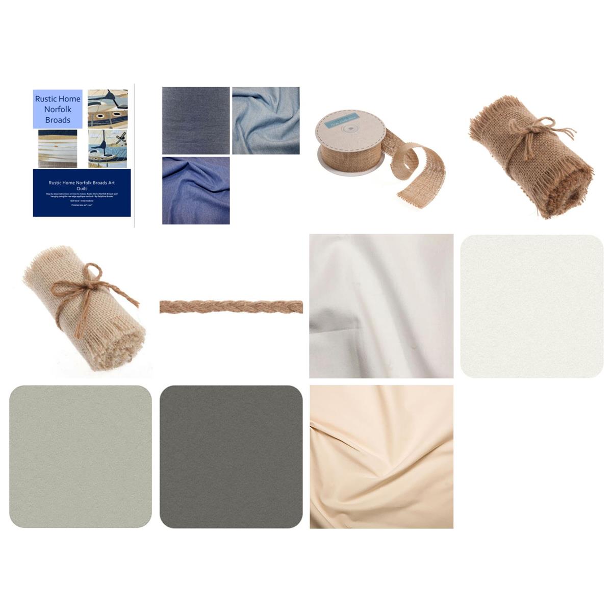 Delphine Brooks Rustic Home Norfolk Broads Wall Hanging Kit ...