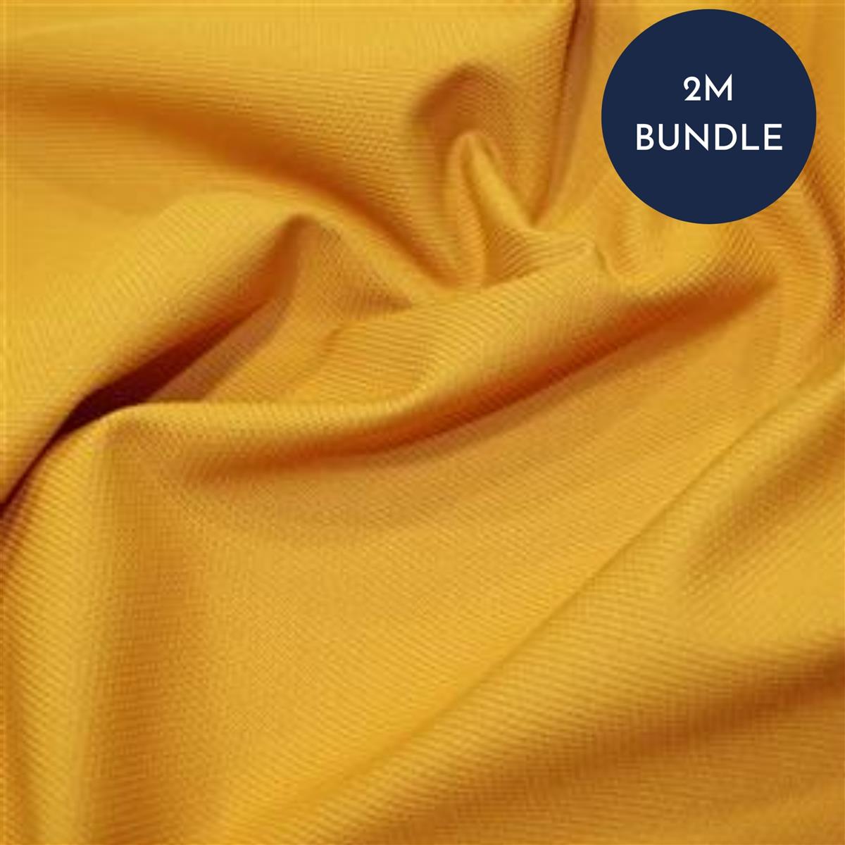 Riviera Ochre Waterproof Fabric Bundle (2m). Save £1 | SewingStreet