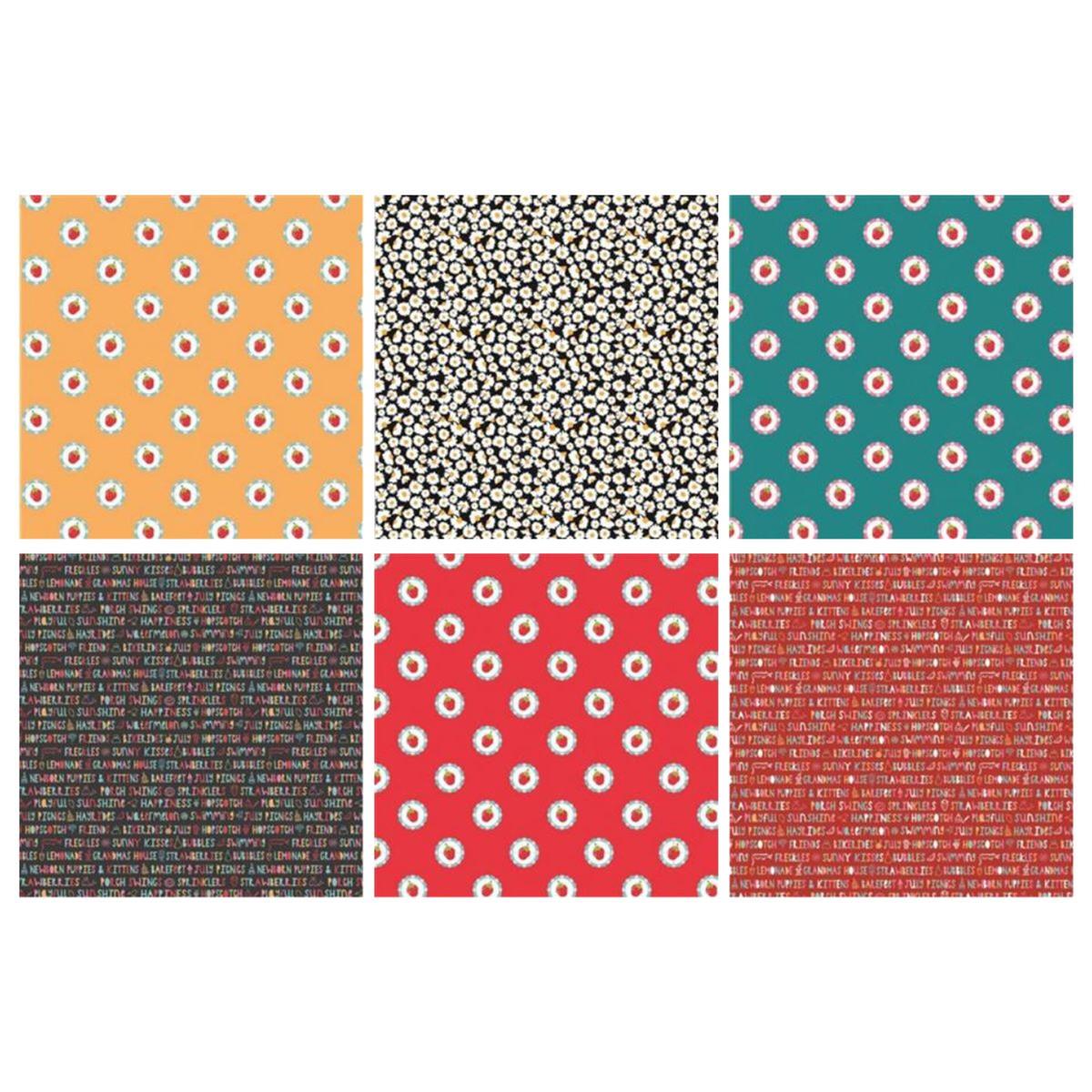 Poppie Cotton Hopscotch & Freckles Fabric Bundle (3m) | SewingStreet