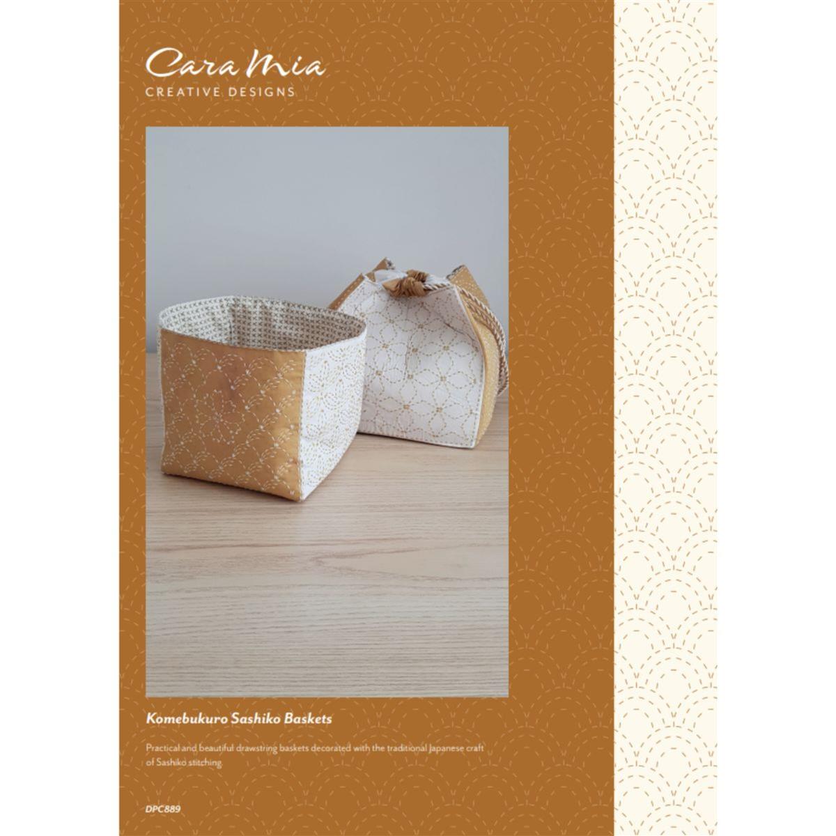 Cara Ackerman's Komebukuro Sashiko Baskets Instructions | SewingStreet