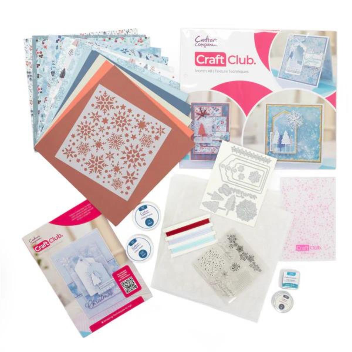 Crafter's Companion Craft Club - Textures | HobbyMaker