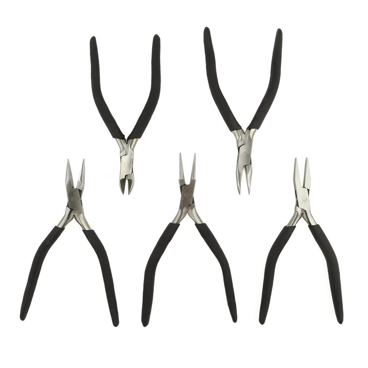 Jewellery Making Plier & Side Cutter Set with 6.5 Extra Long Handles in ...