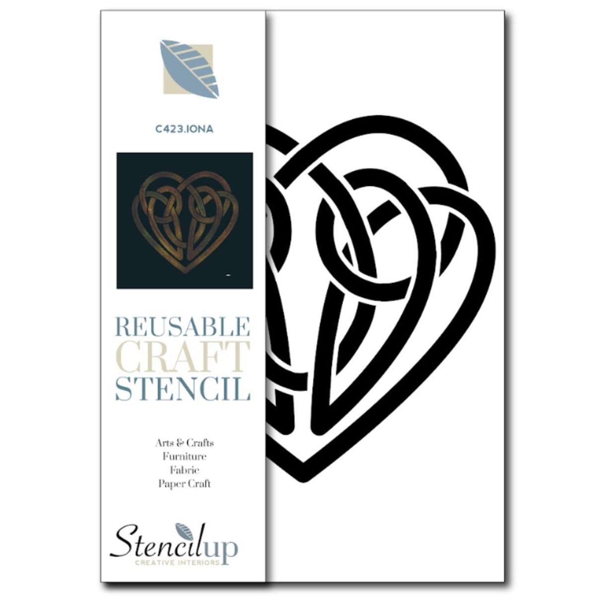 Stencil Up Iona A4 Adhesive-backed Stencil | SewingStreet