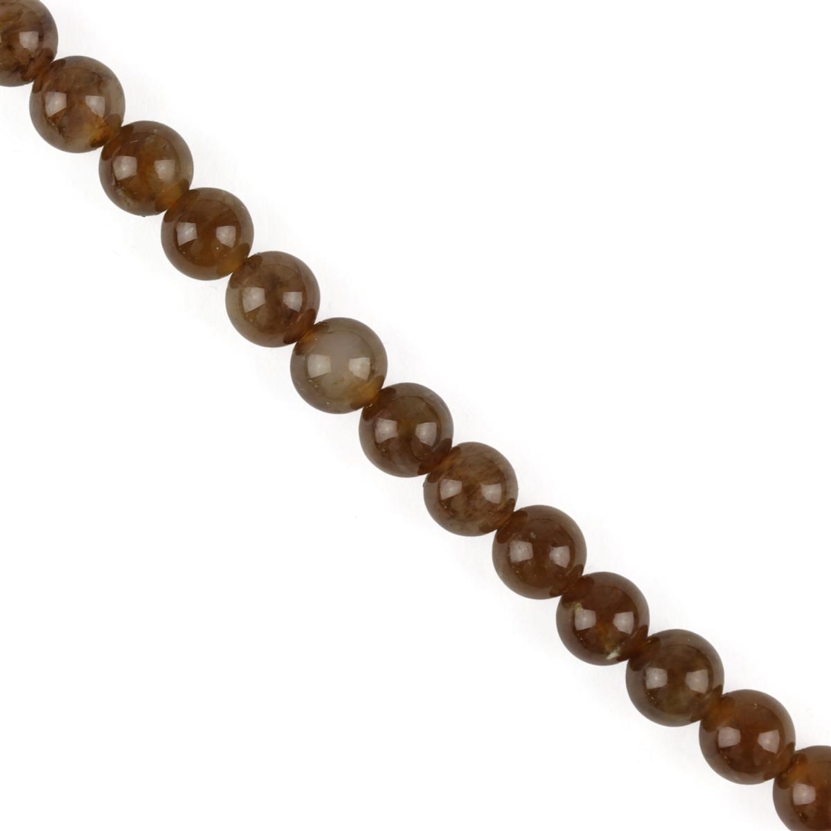 175cts Candy Colour Khotan Mutton Fat Jade Plain Rounds, Approx 6mm ...