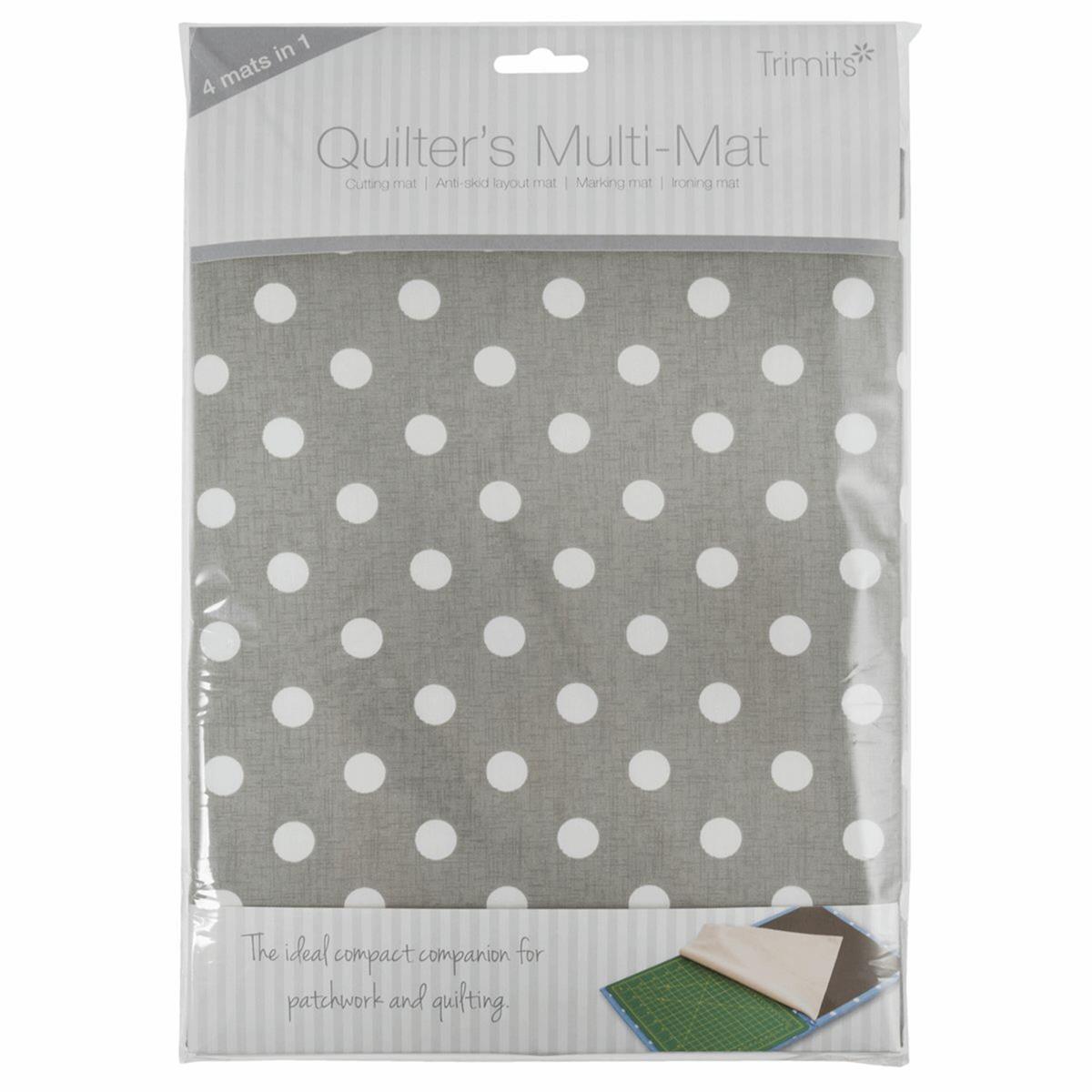 Quilter's Ironing & Cutting Multi-Mat Grey Spot | SewingStreet