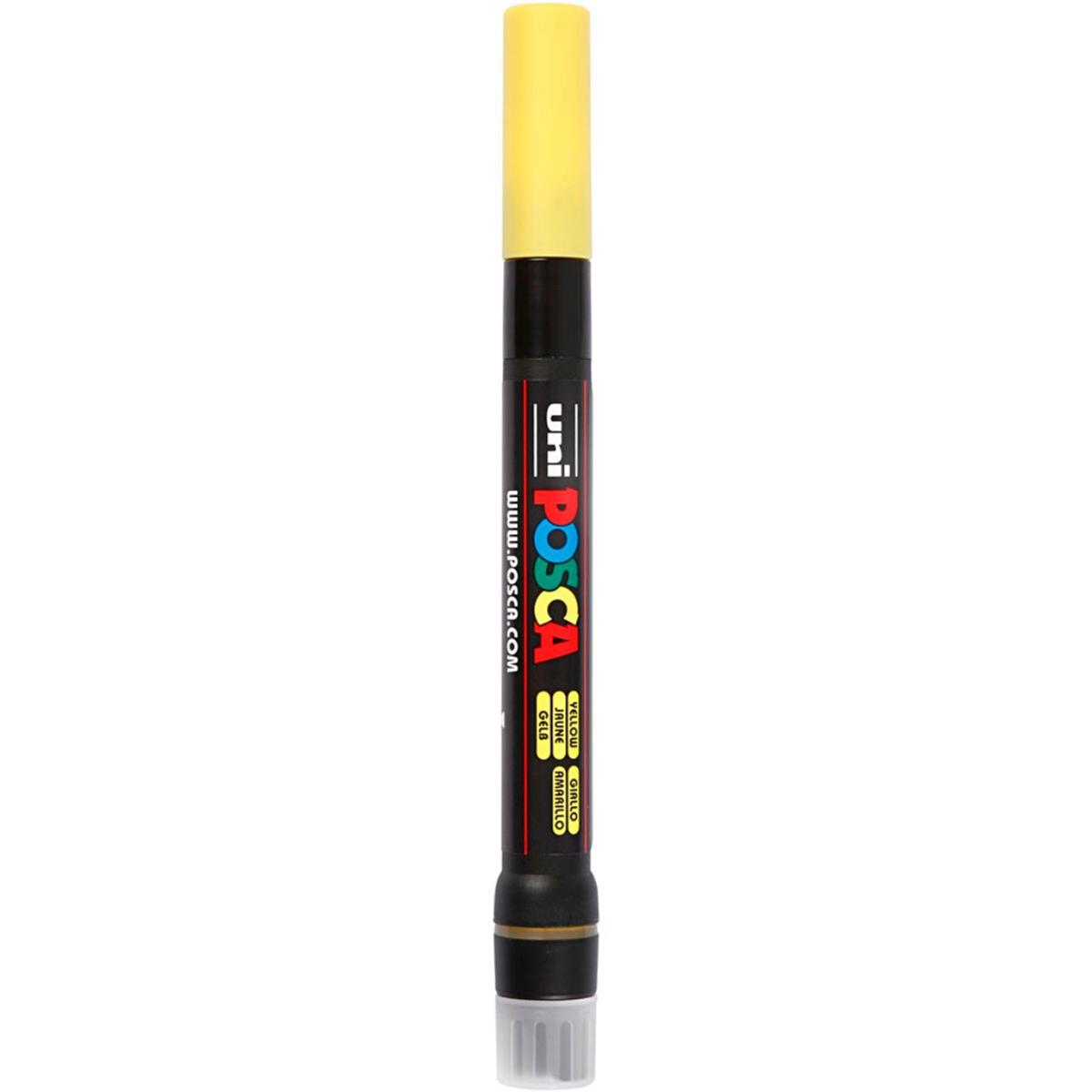 Posca Marker, yellow, no. PCF350, line 1-10 mm, 1 pc | HobbyMaker