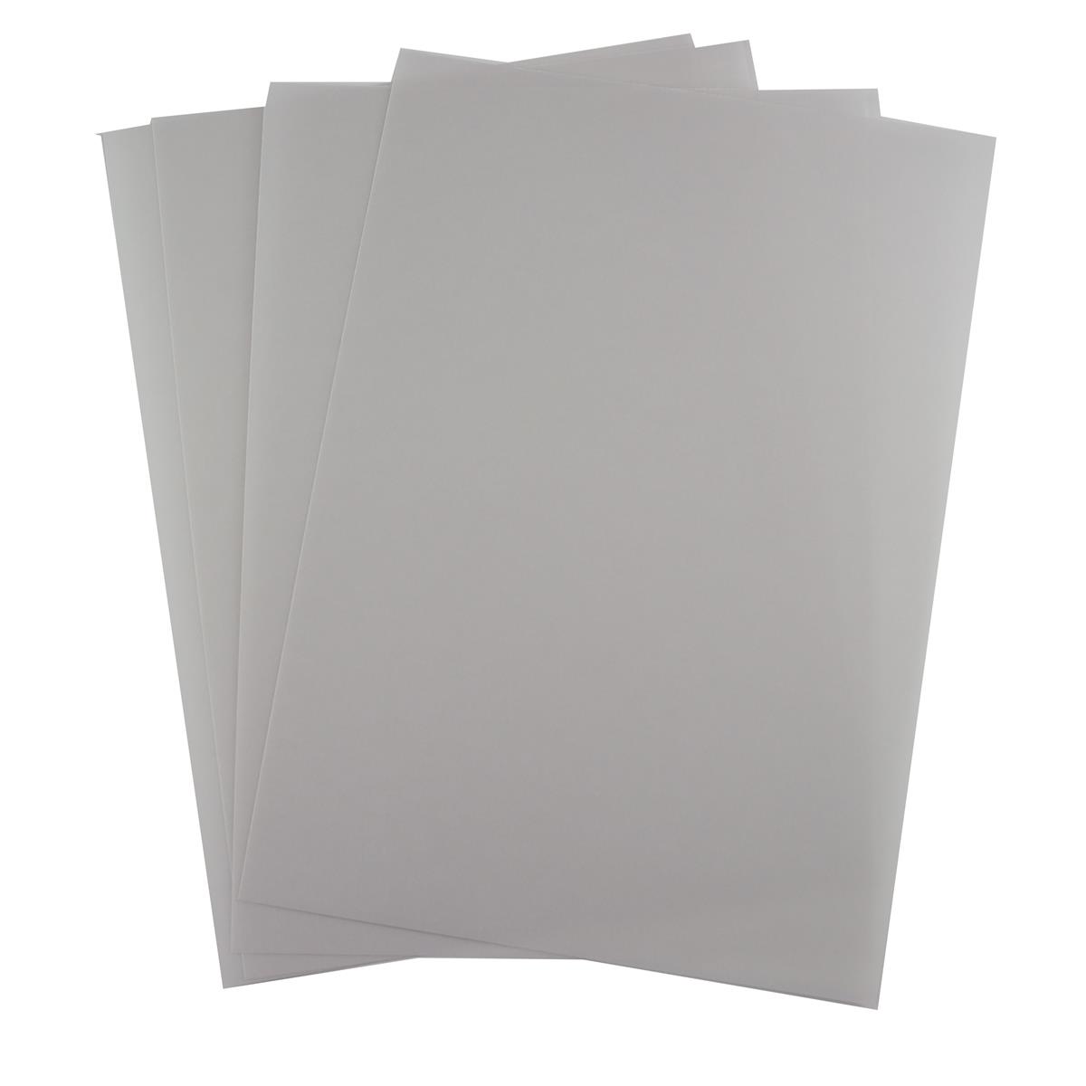 A4 Curious Translucent Clear Heavy Duty Card Pack 375gsm - 25 Sheets ...