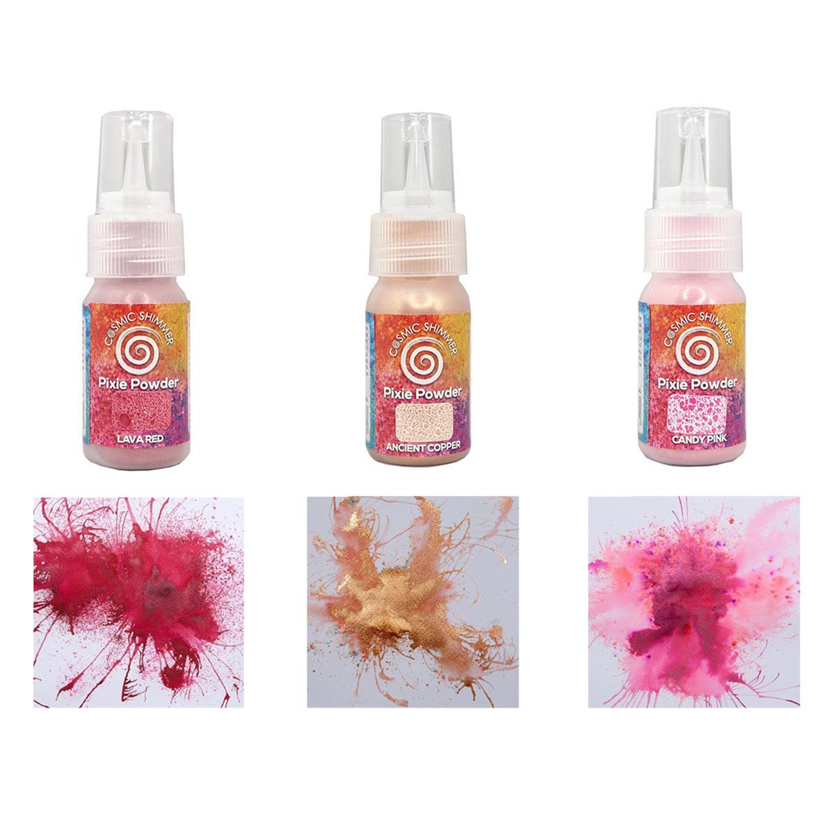Cosmic Shimmer Pixie Powders - Set of 3 | HobbyMaker