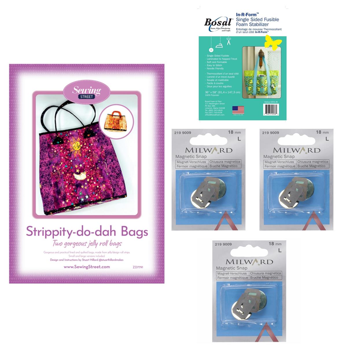 Stuart Hillard's Strippity Doo Dah Bag Bundle: Duo Instructions, 3 x ...