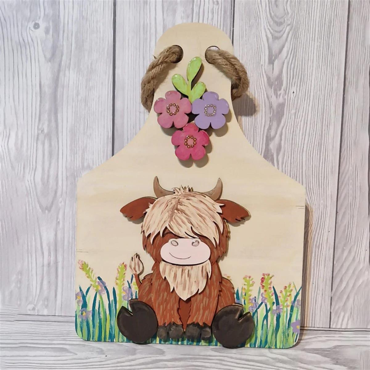 MDF Highland Cow Breadboard | HobbyMaker