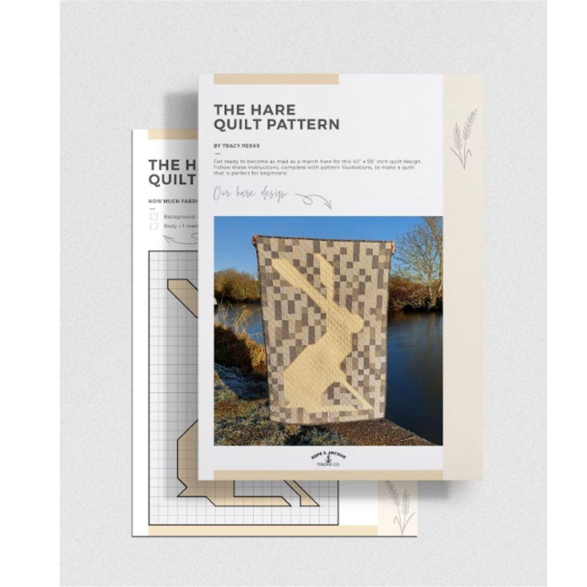 Rope & Anchor The Hare Quilt Pattern | SewingStreet