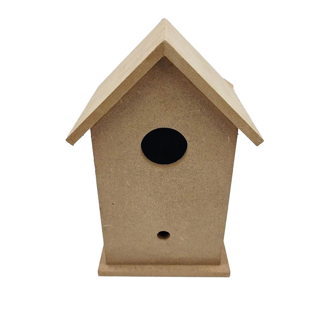 Little Birdie. MDF. Birdhouse. 10cm x 18cm | HobbyMaker