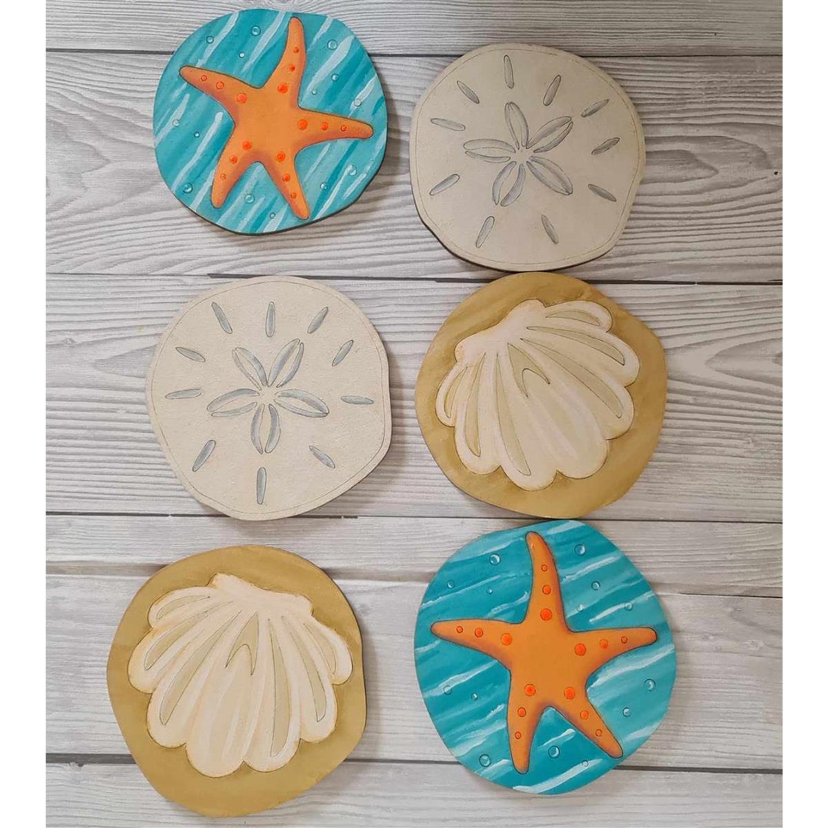 Set of Beach Themed Coasters | HobbyMaker