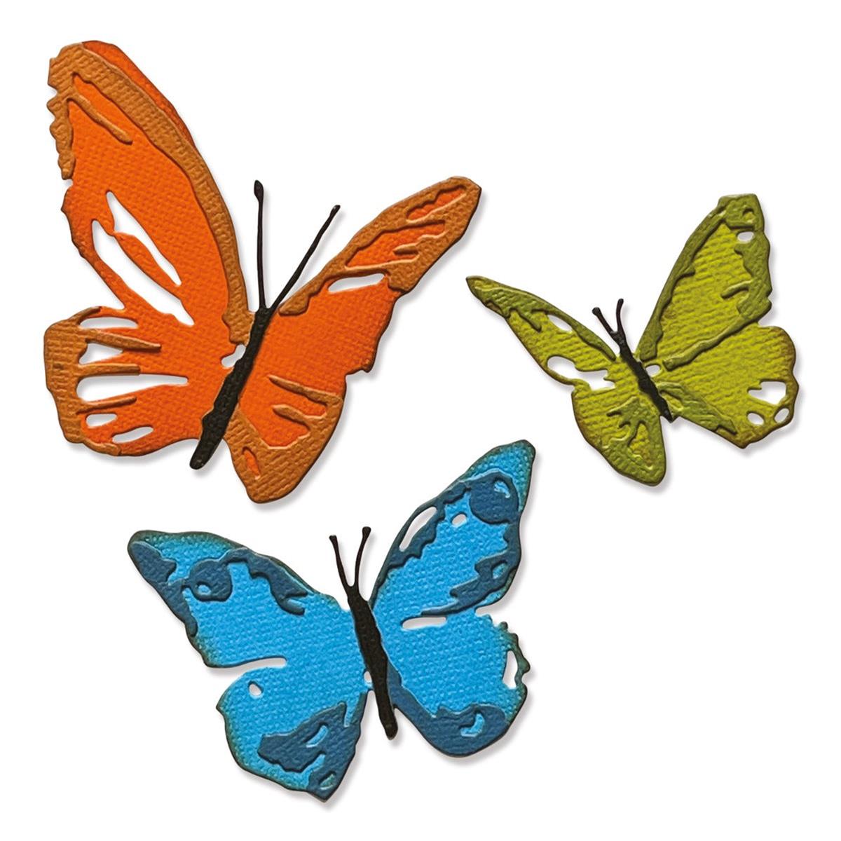 Sizzix® Thinlits® Die Set 3PK - Brushstroke Butterflies by Tim Holtz® | HobbyMaker