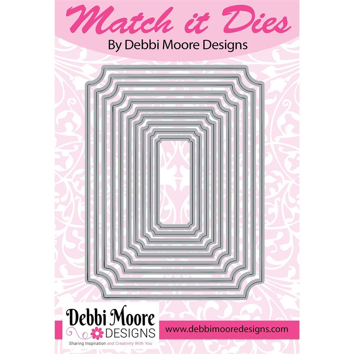 Debbi Moore Designs- Match It Crescent Corner Nesting Die - 10 dies ...