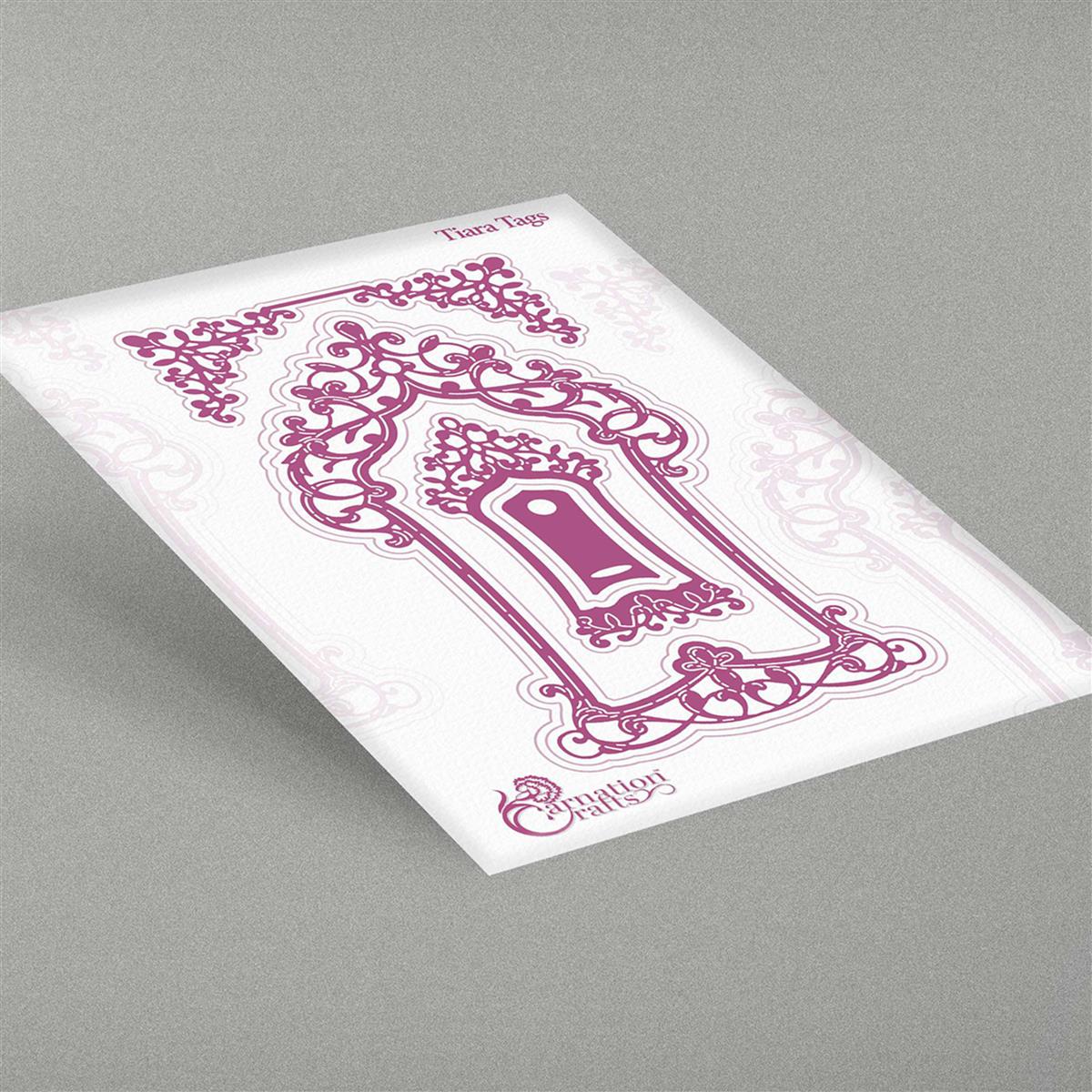 Carnation Crafts Tiara Tags Die Set | HobbyMaker