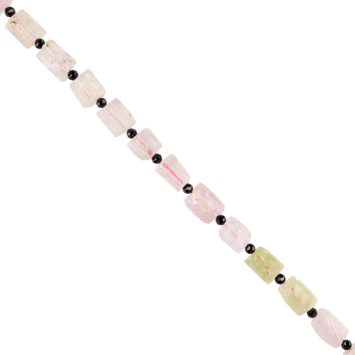 80cts Kunzite Graduated Plain Irregular Cylinders Approx 6x5 to 9x6mm ...