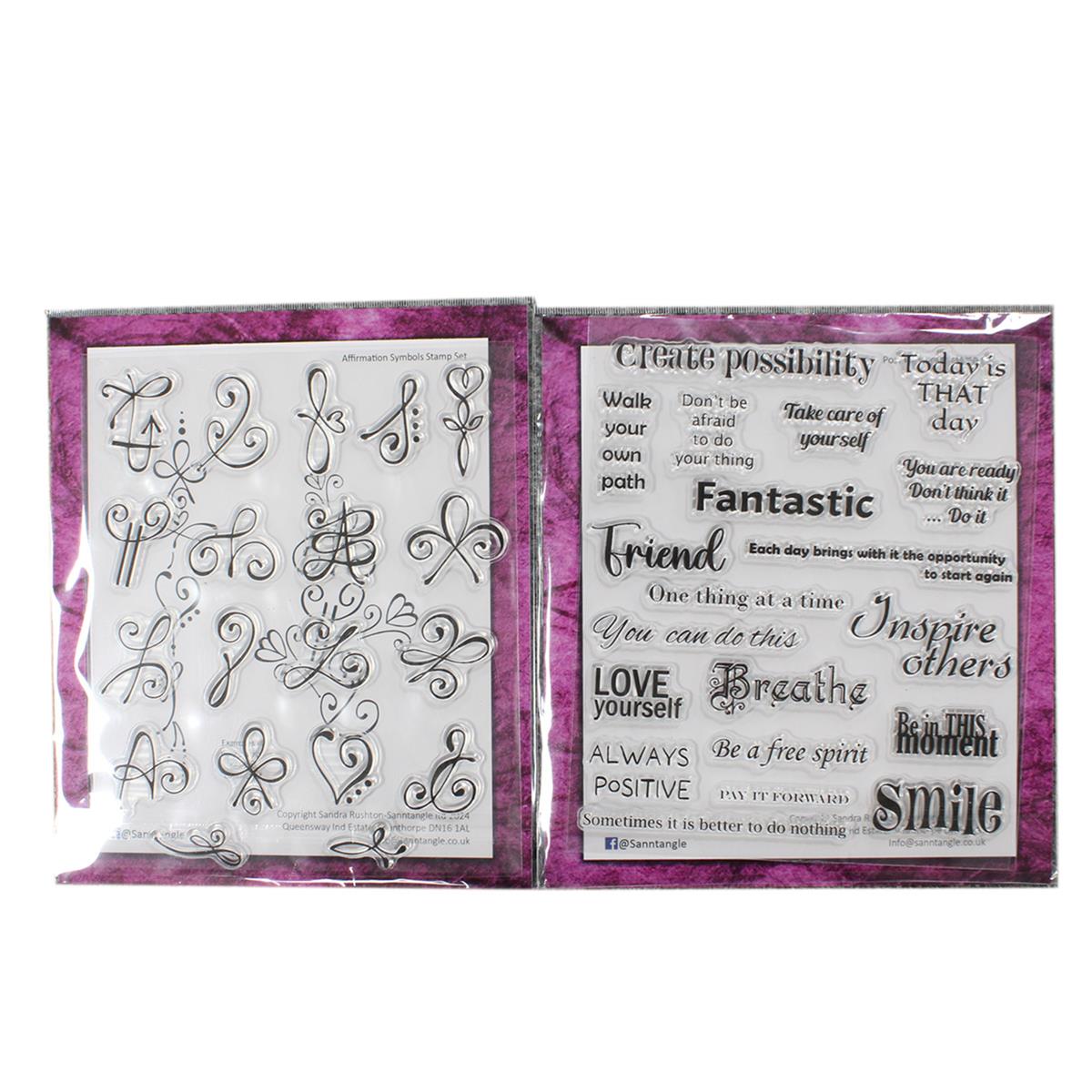 Sanntangle - Positivity Stamp - Set of 2 Stamps | HobbyMaker