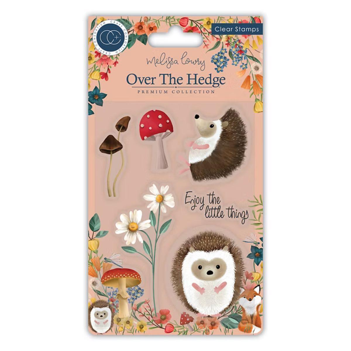 Craft Consortium - Over the Hedge - Stamp Set - Harry the Hedgehog - 7 ...