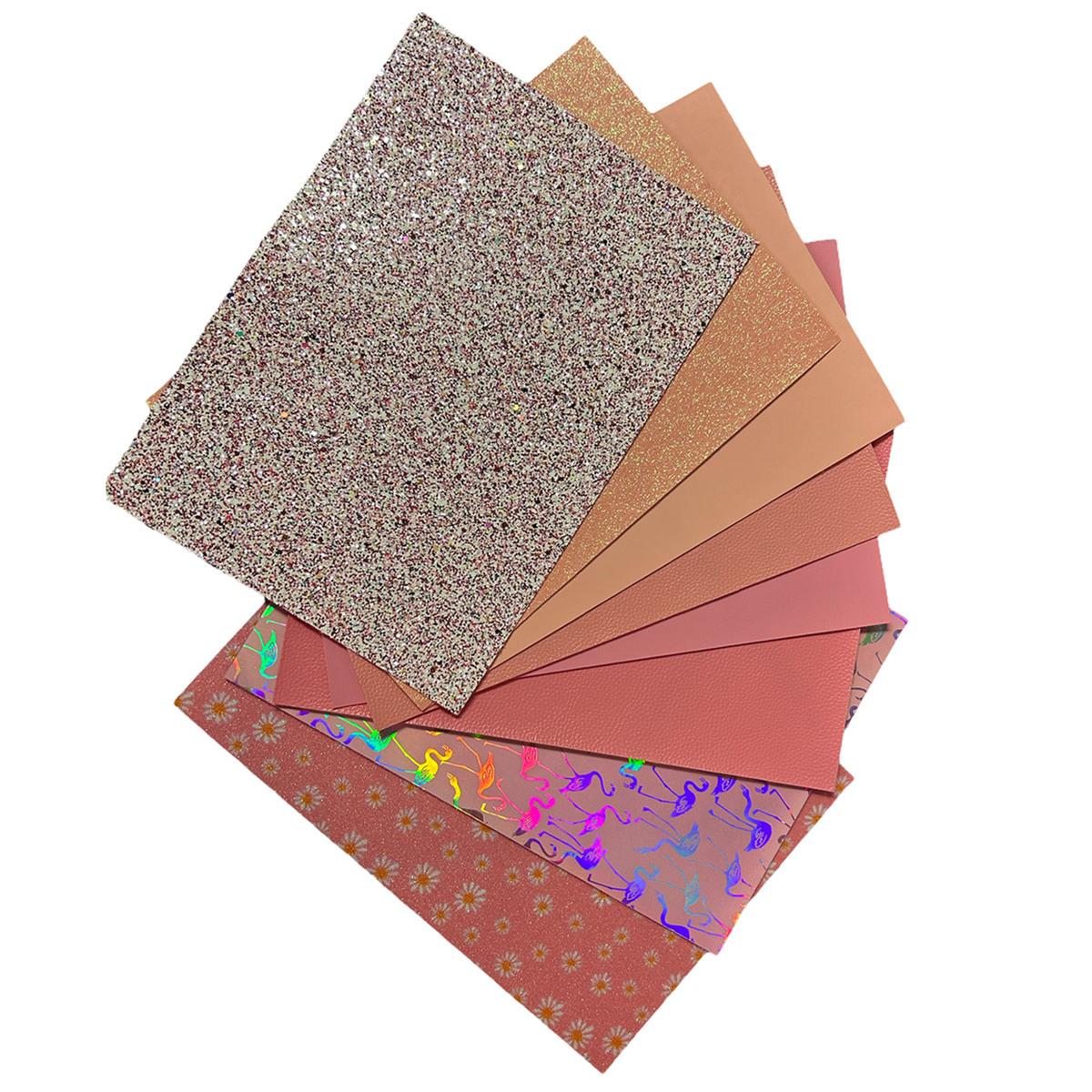 Under The Rainbow Faux Leather - Pink Pack 1 | HobbyMaker