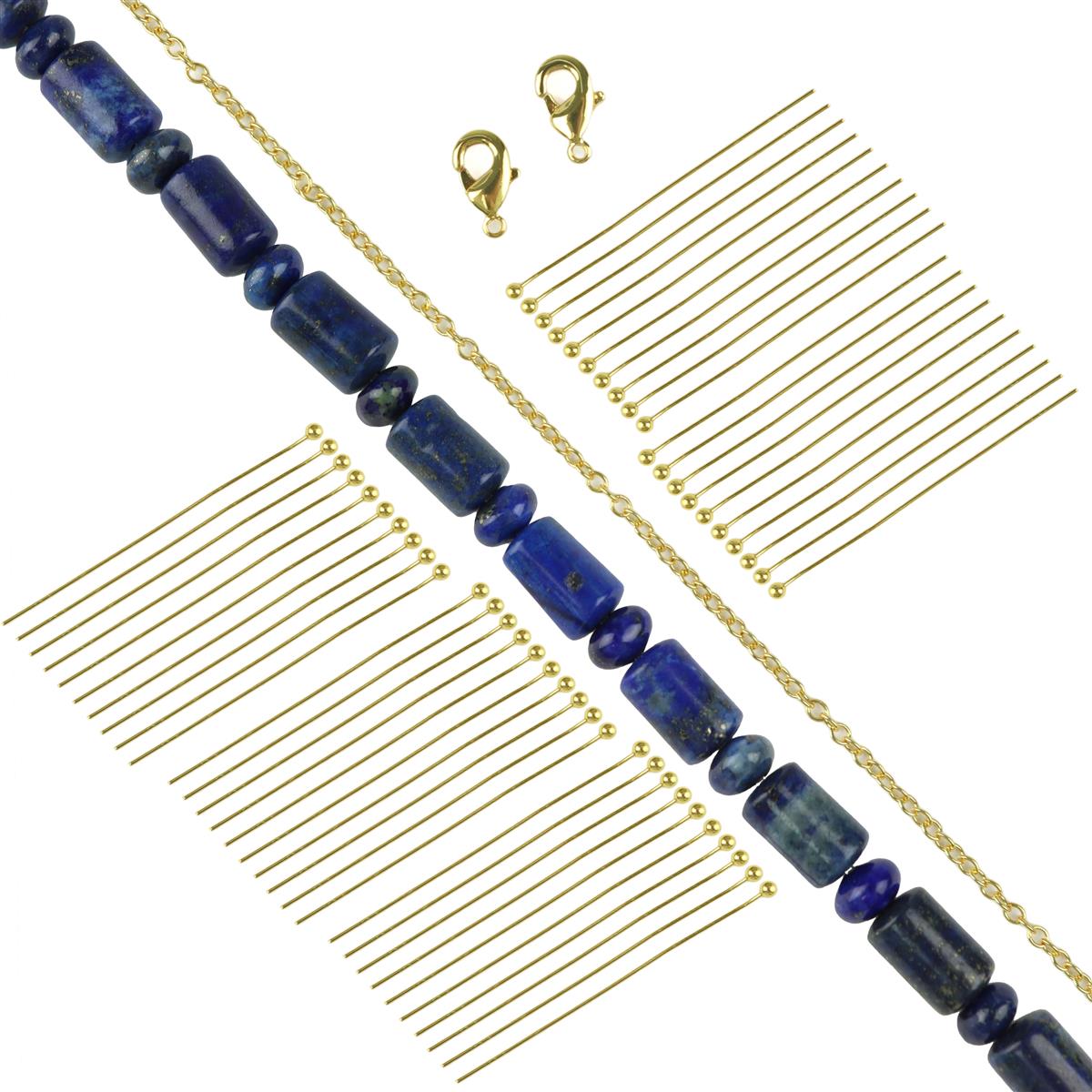 Lapis Lazuli Morse Code Bead Project With Instructions By Debbie ...