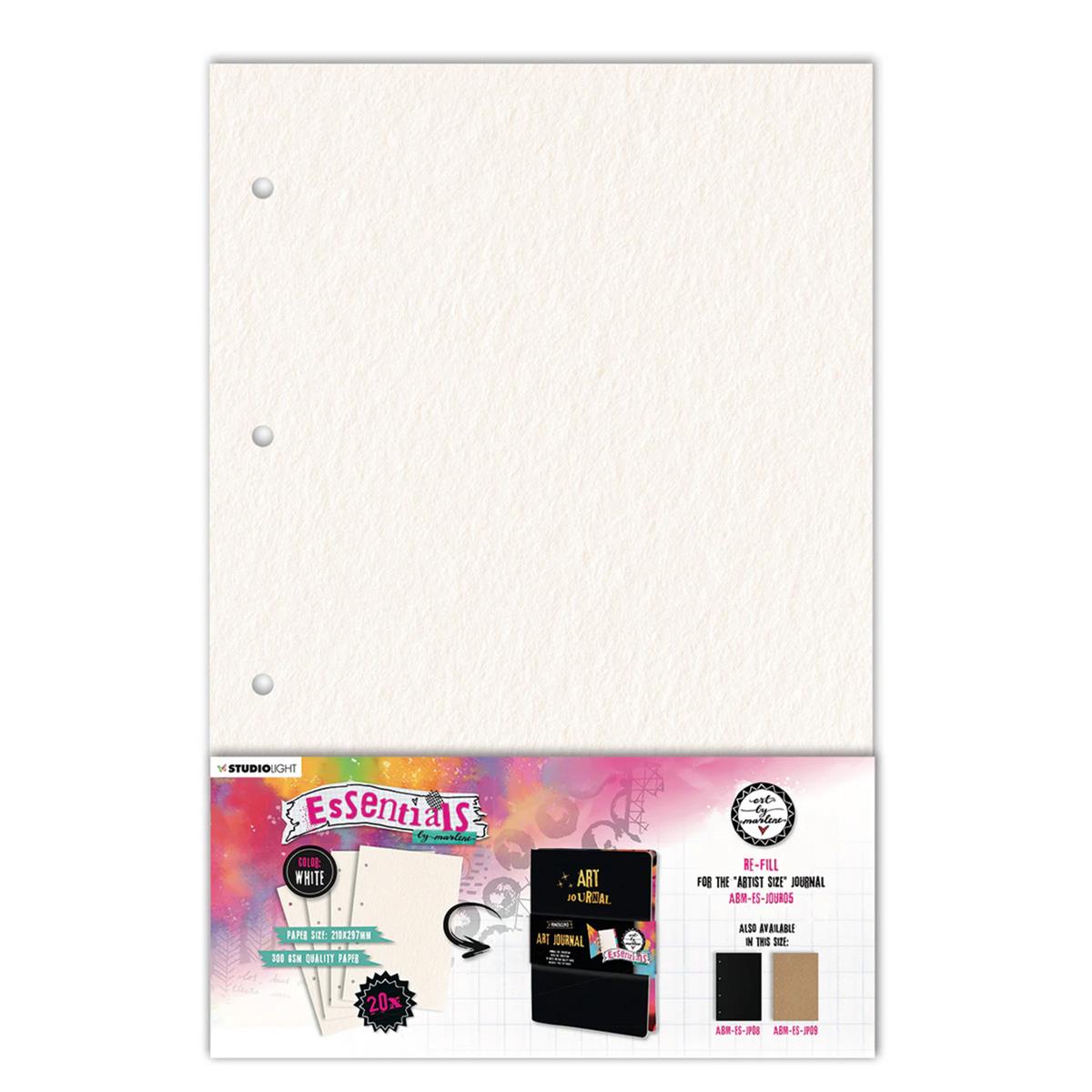 ABM Journal pages For ABM-ES-JOUR05 white Essentials, 210x297mm, 300GSM ...