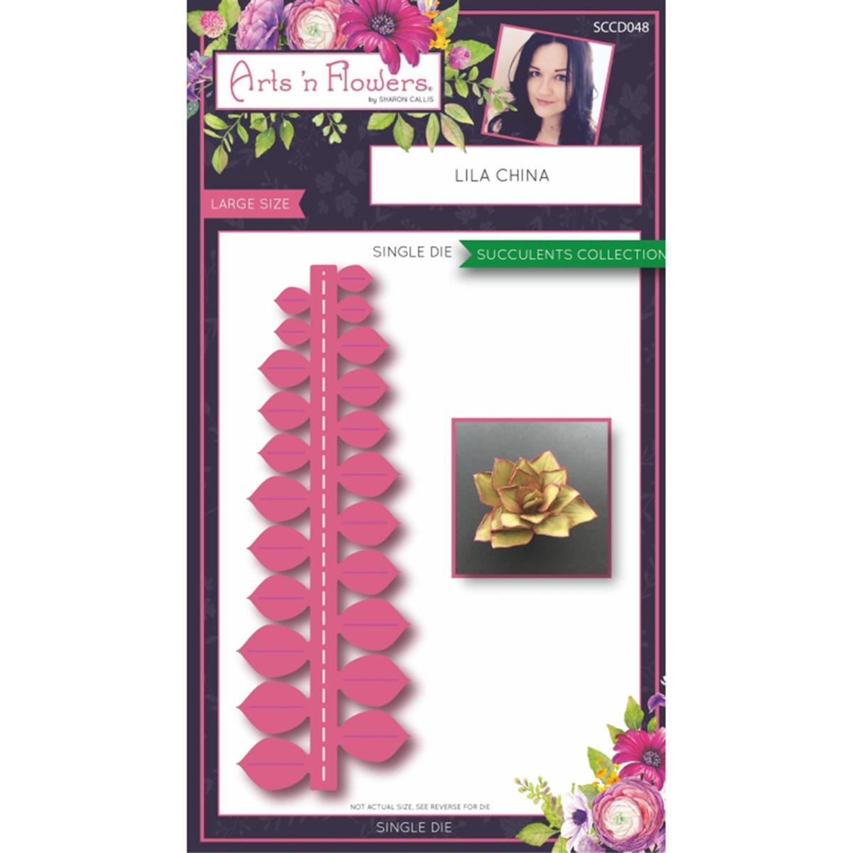 Sharon Callis Sensational Succlulents Flower Dies - Lila China | HobbyMaker