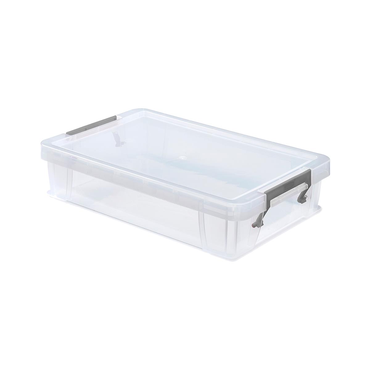 Whitefurze Allstore Stackable Storage Box 5.5L | HobbyMaker