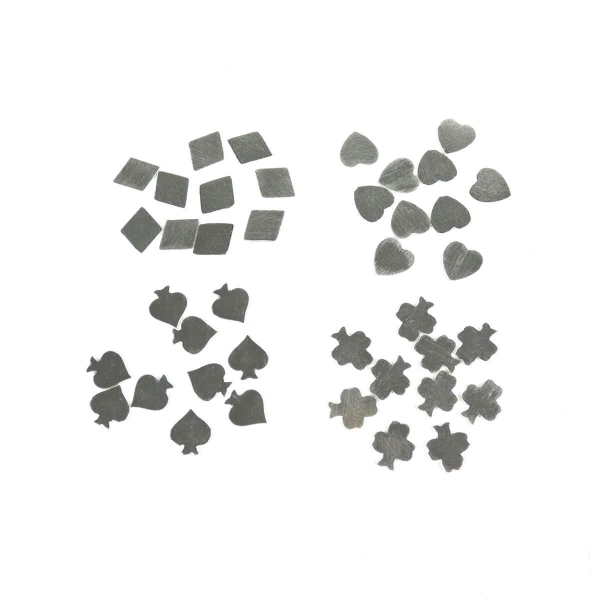 925 Sterling Silver Clubs, Diamonds, Hearts & Spades Complete Suites ...